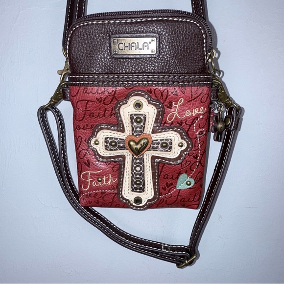 Chala | Bags | Chala Cross Cell Phone Crossbody Bag Purse Adjustable ...